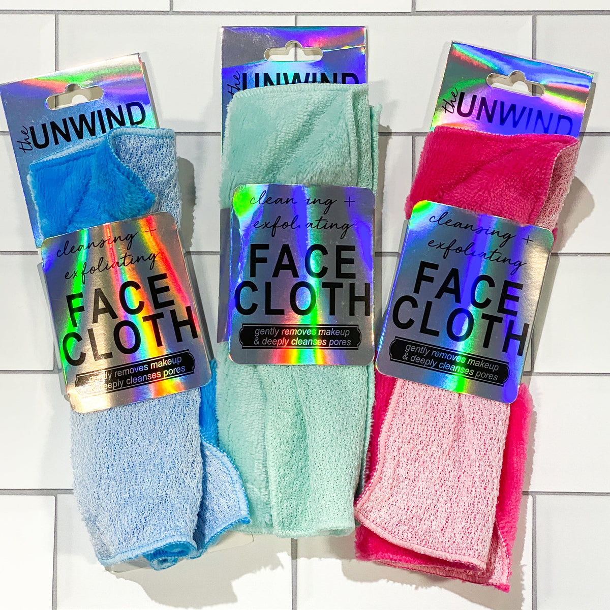 Dual Texture Cleansing + Exfoliating Face Cloth – Shop Hotline